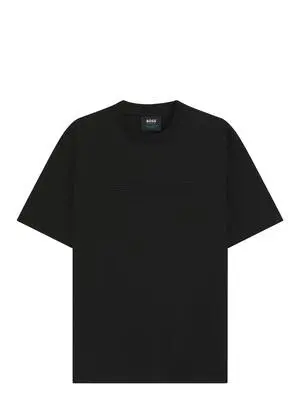 BOSS X Aston Martin T-shirt In Mercerized Cotton - Black