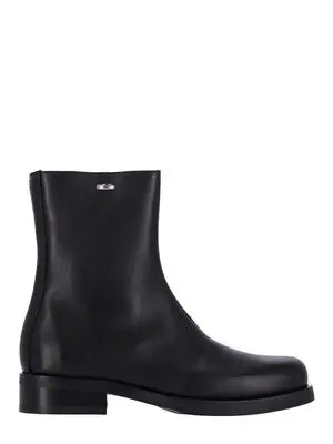 Our Legacy Camion" Leather Ankle Boots - Black