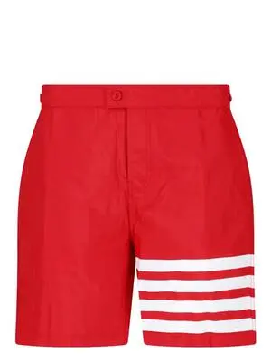 Thom Browne 4-bar" Swim Shorts - Red