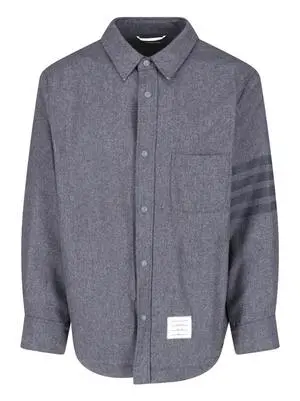 Thom Browne Shirt "4-bar - Gray