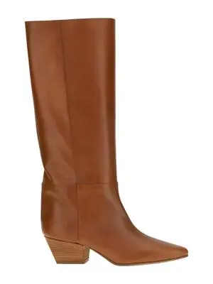 FORTE_FORTE High Leather Boots - Brown