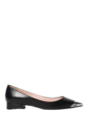 ANNA F. Metal-tip Ballet Flats - Black