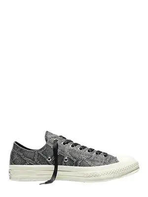 CONVERSE Chuck 70 Snakeskin Print Lace-up Sneakers - Black