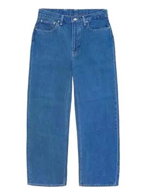 SON OF THE CHEESE Wide-leg Five-pocket Jeans - Blue