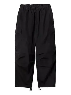 Carhartt Work In Progress Elasticated Waist Straight Trousers - Black
