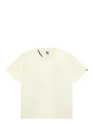 AAPE BY *A BATHING APE Moonface Logo T-shirt - Neutrals