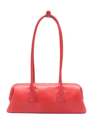 OSOI Mini Boat Leather Tote Bag - Red