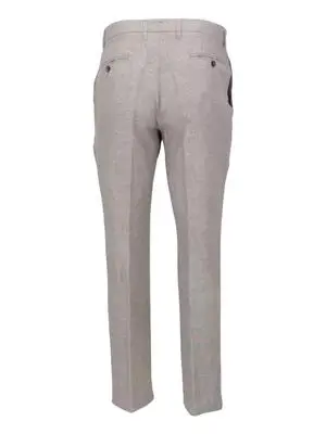 Isaia Pleated Tailored Trousers - Grey