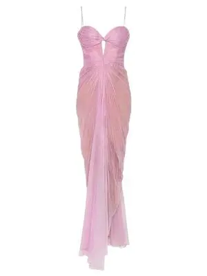 MARIA LUCIA HOHAN Tomina Ruched Maxi Dress - Pink