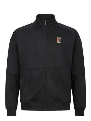 Nike Performance Track Jacket With Logo Patch - Black