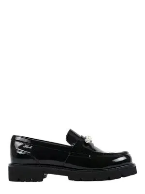 KARL LAGERFELD Karl Lagerfeld Chunky Sole Loafers With Faux-Pearl Embellishment