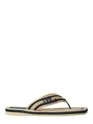 Chloé Braided Rope Thong Sandals - Neutrals