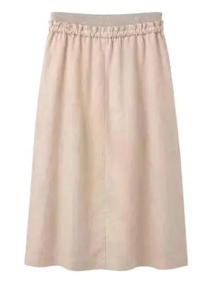 GRAN SASSO Drawstring Elasticated-waist Skirt - Neutrals
