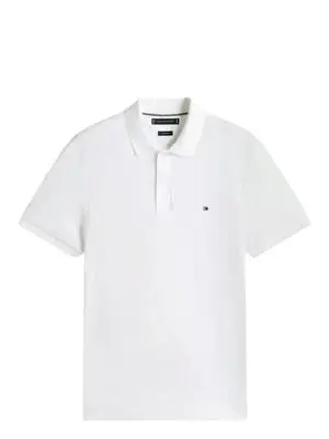 Tommy Hilfiger Logo-embroidered Polo Shirt - White