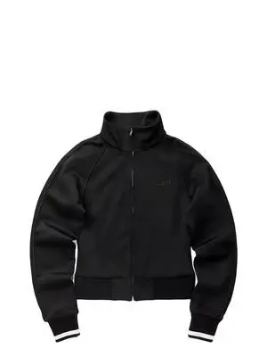 Y3 Logo-embroidered Zip-up Sweatshirt - Black