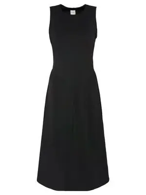 Calvin Klein Sleeveless A-line Dress With Rear Zip - Black