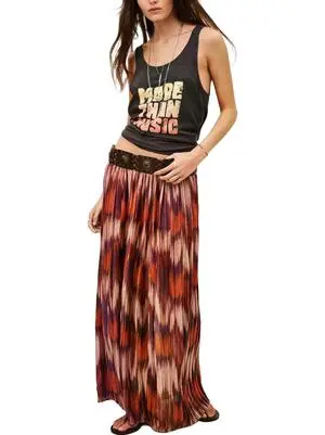 Ba&sh Ariette Maxi Skirt - Orange
