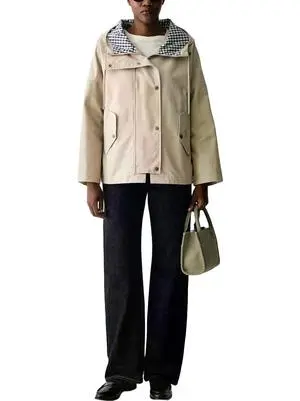 Barbour Kingswood Showerproof Drawstring-hood Jacket - Neutrals