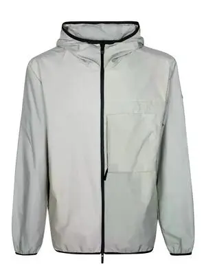 Moncler Fonteghi Logo-patch Hooded Jacket - Grey