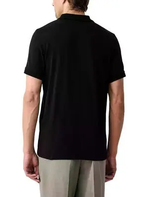 Karl Lagerfeld Logo-print Polo Shirt - Black