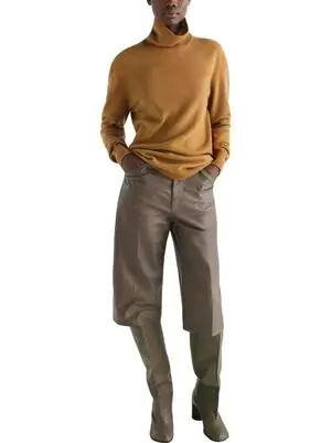 LEMAIRE Stand-collar Cashmere Sweater - Neutrals