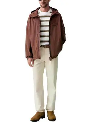 Barbour Re-engineered Flyweight Showerproof Hooded Jacket - Brown