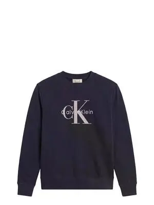 Calvin Klein Print Sweatshirt - Blue