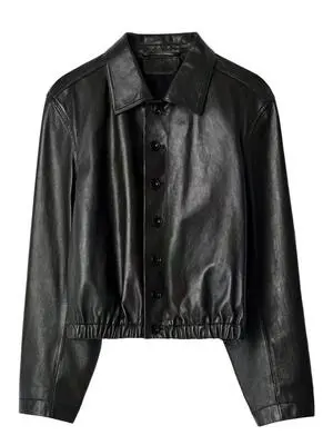 LEMAIRE LEMAIRE Soft Leather Blouson Black