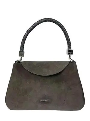 COCCINELLE Coccinelle Tiggy Suede Shoulder Bag Grey
