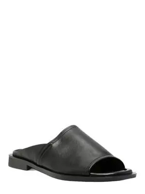 SERGIO MORETTI FIRENZE Open-toe Leather Sandals - Black
