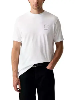 Karl Lagerfeld Logo-patch T-shirt - White