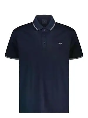 Paul & Shark Embroidered-logo Polo Shirt - Blue