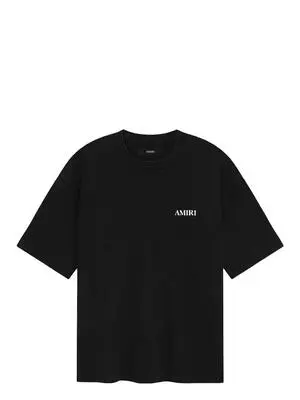 Amiri Logo-print Short-sleeve T-shirt - Black