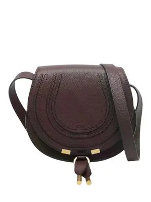 Chloé Small Marcie Leather Shoulder Bag - Brown