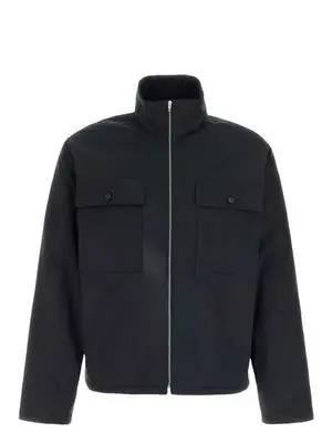 JIL SANDER High-neck Zip-up Jacket - Black