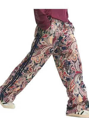 ADIDAS Paisley Print Wide Leg Track Pants