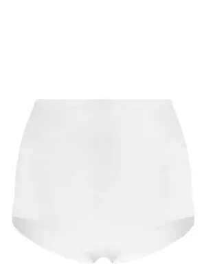 Wolford Seamless Circular-knit High-waisted Briefs - White