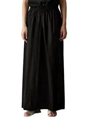 BENETTON Wide Leg Palazzo Pants - Black