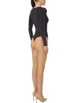 Wolford Wolford Buenos Aires Seamless Knit Bodysuit Brown