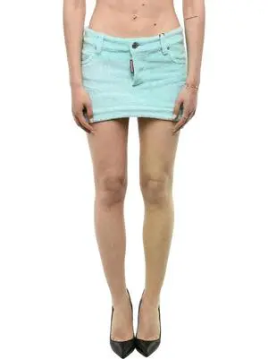 DSQUARED2 DSQUARED2 Terry Cloth Fitted Mini Skirt