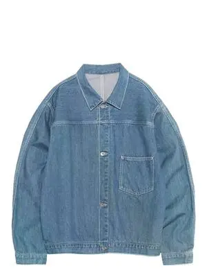 Nanamica Patch-pocket Denim Jacket - Blue