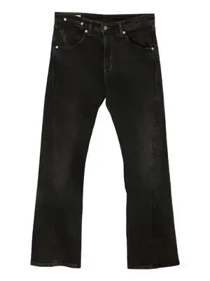 LEVI'S Straight-leg Logo Patch Jeans - Black