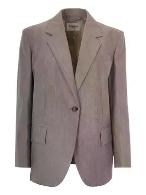 Max Mara Single-breasted Wool Blazer - Neutrals
