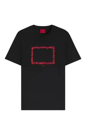 BOSS Duhorse Horse-print T-shirt - Black