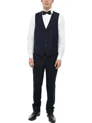 Corneliani Single-breasted Waistcoat - Blue