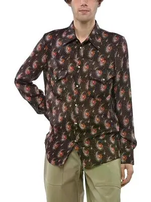 Dsquared2 Bandana-print Western Shirt - Brown