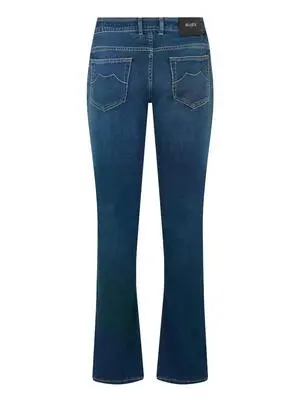 MOORER Flared Jeans - Blue