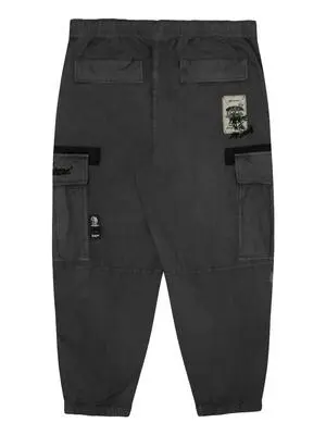 AAPE BY *A BATHING APE Moonface Patch Cargo Pants - Black