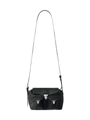 LEMAIRE LEMAIRE Mini Soft Gear Bag In Bubble Lambskin Black