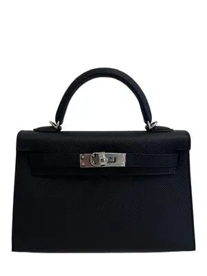 Hermès Kelly 20cm Bag In Epsom Leather With Palladium Hardware - Multi